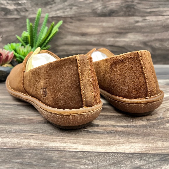Born | Shoes | Nib Born Teresa Rust Distressed Leather Slip On Comfort ...